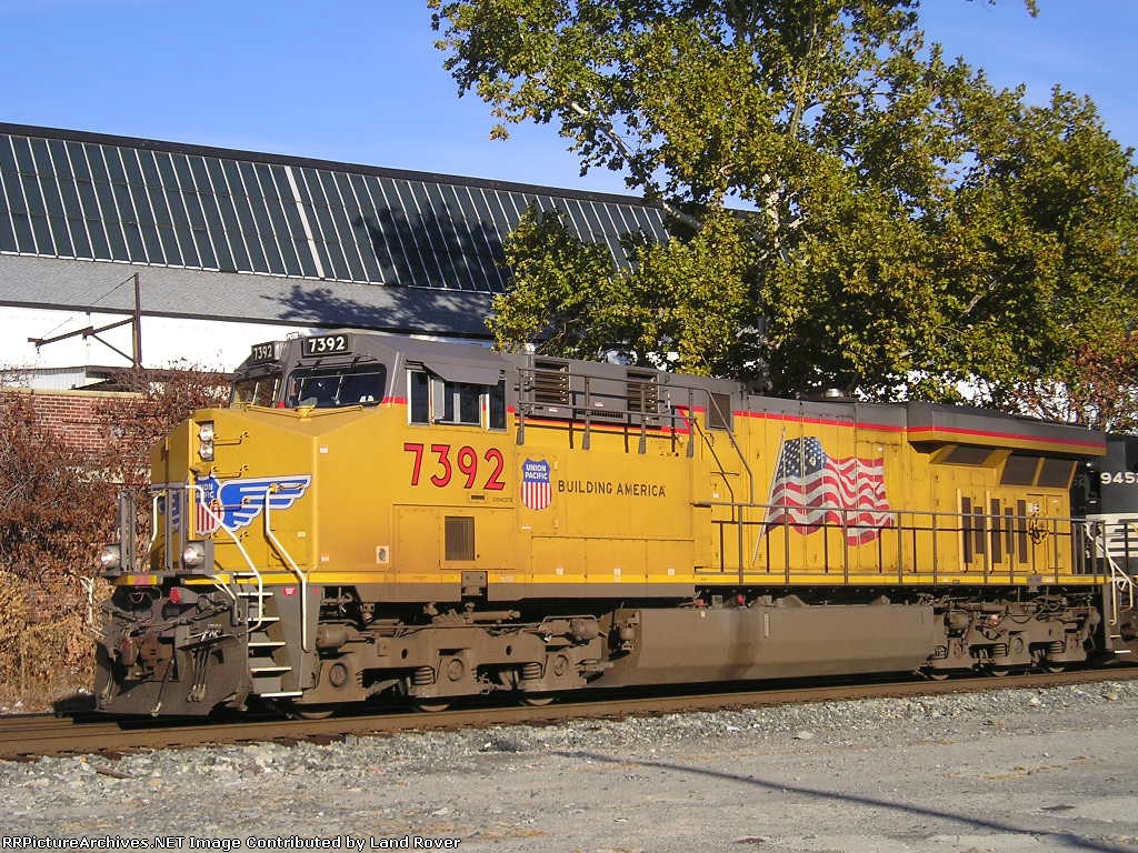 UP 7392 On NS 295 Southbound